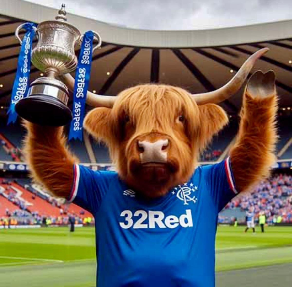 Highland cow football picture – North Grange Interiors company no SC764166